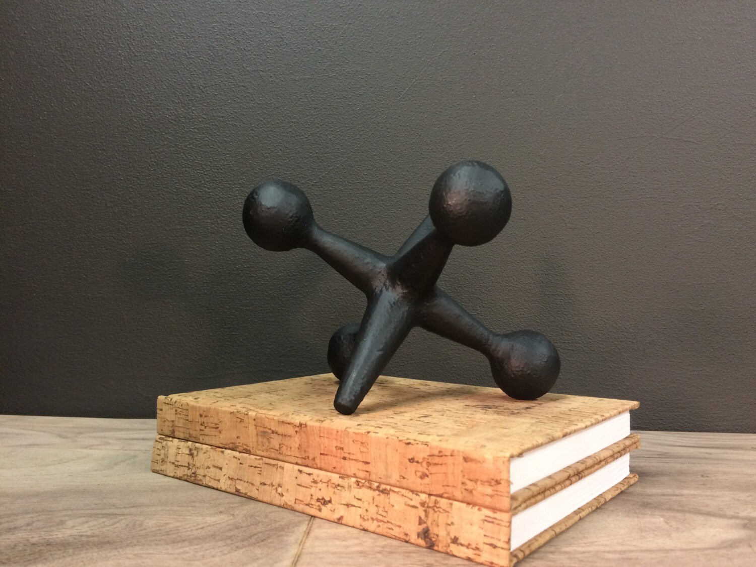 Mid Century Modern Style Object Single Jack Bookend Large | Etsy