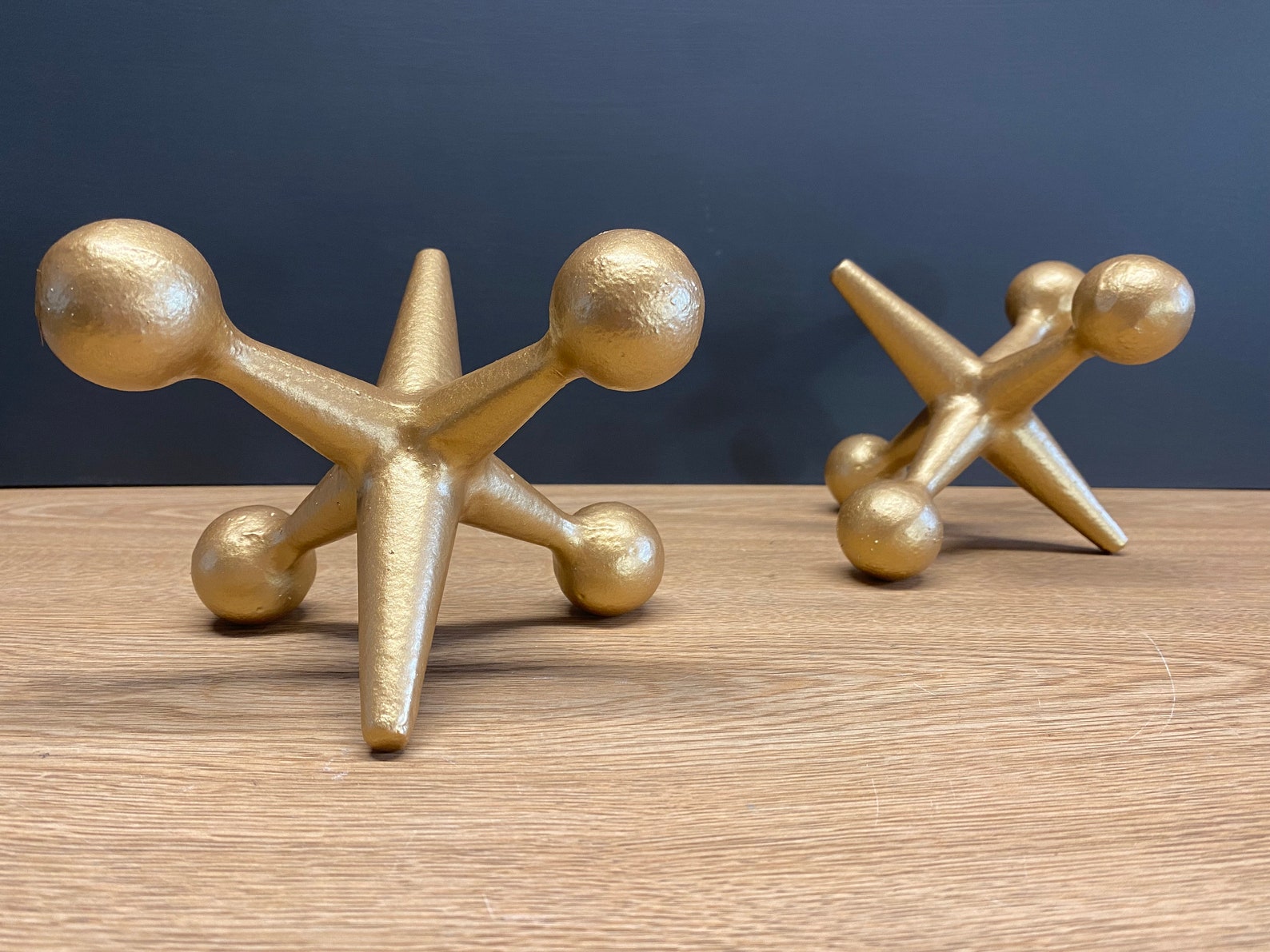 Gold Jacks Home Decor Unique Mid Century Modern Style Jacks - Etsy