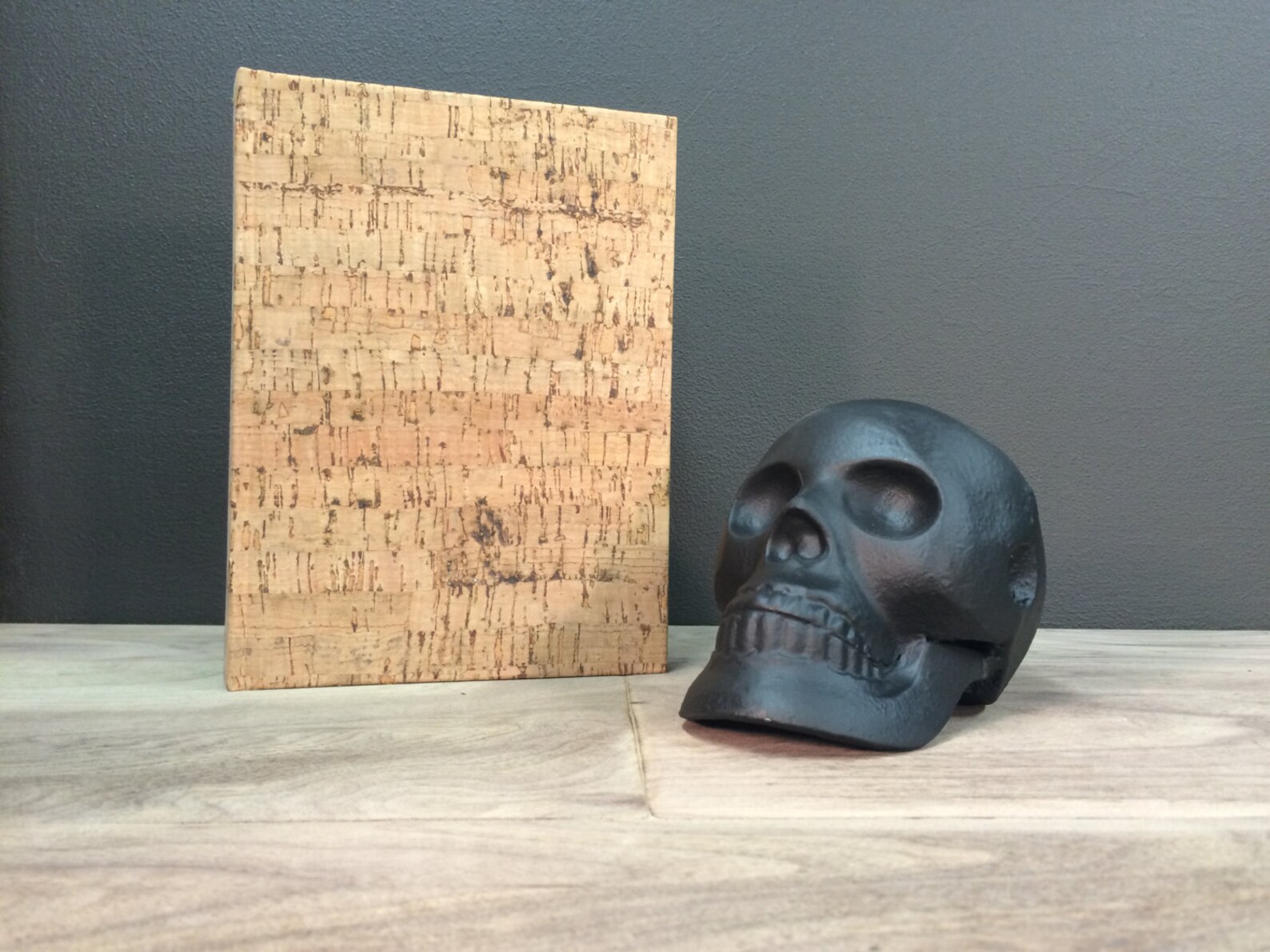 Black Cast Iron Skull Modern Halloween Home Decor Retro - Etsy