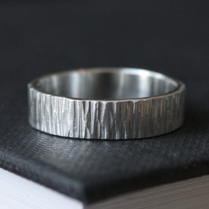 Wood Grain Ring - Etsy