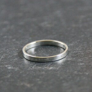 Sterling Silver Ring // Silver Wedding Ring // Smooth - Etsy
