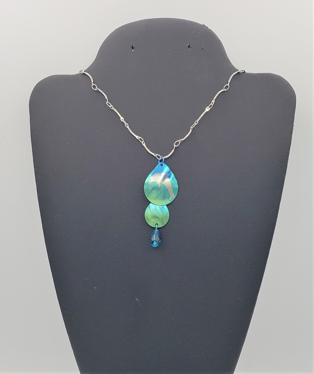 Niobium Necklace LUSTROUS METALS JEWELRY New Swarovski Crystals ...