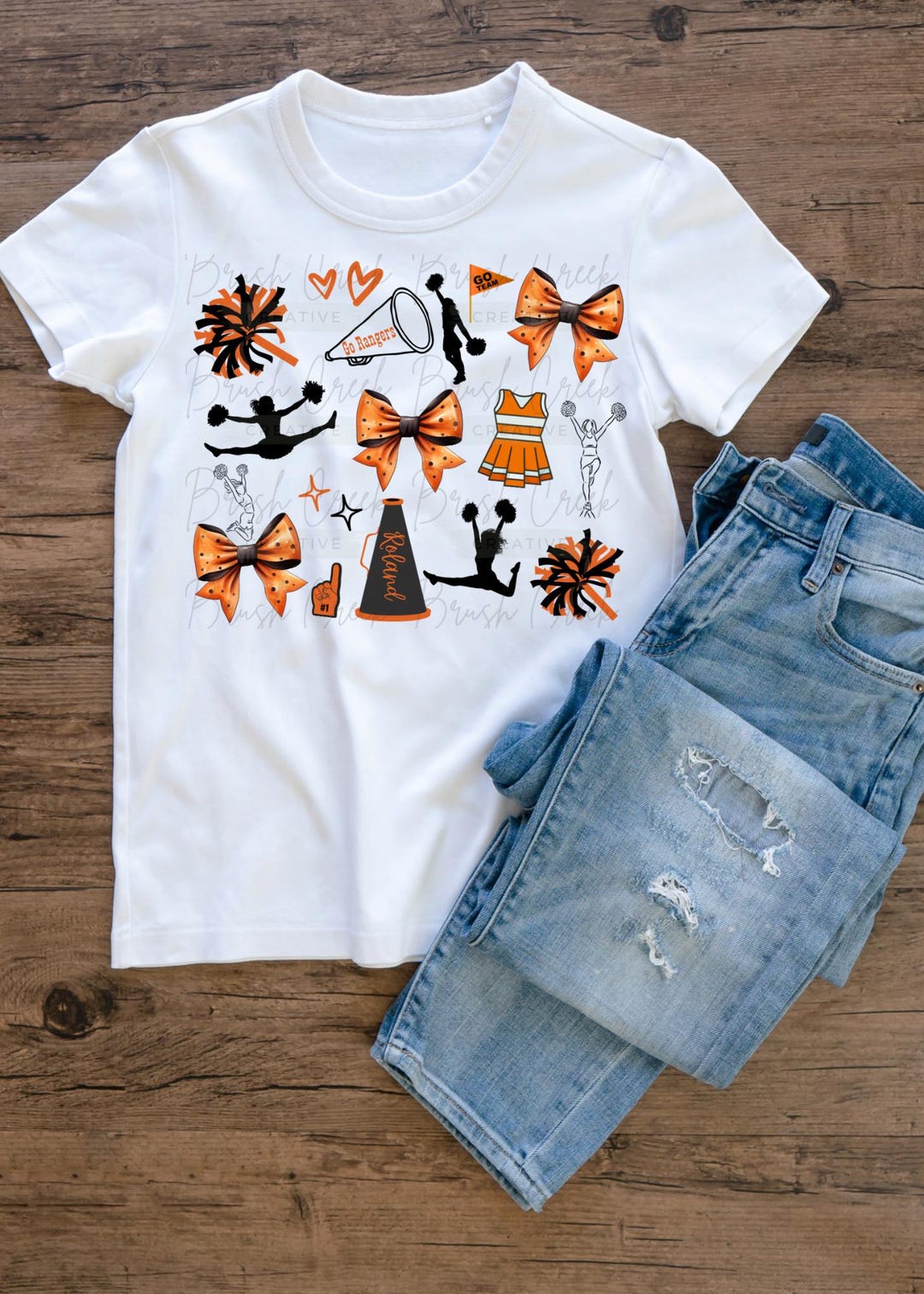 Roland Rangers Cheer Design PNG - Etsy