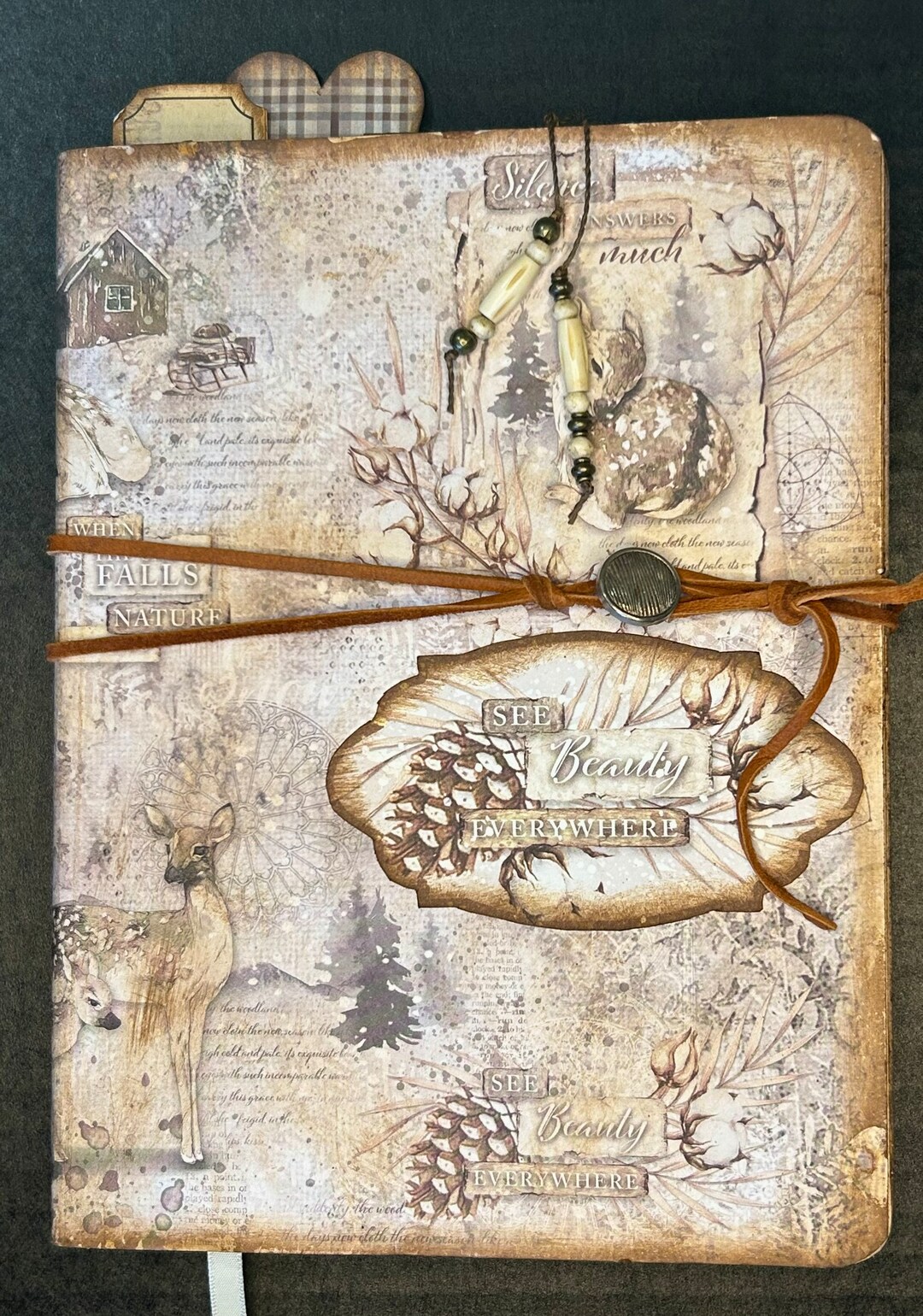 Unique,one of a Kind Junk Journal Style beauty of Nature Journal ...