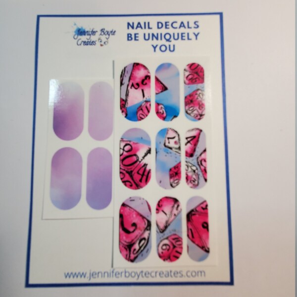 Dragon Nail Decals - Etsy