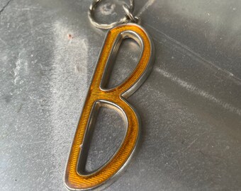 Letter B Keychain - Etsy