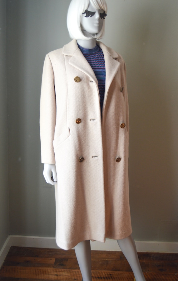 Rosie - 1960s Betty Rose coat - beige 60s swing coat … - Gem