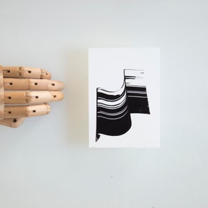 Original Small Abstract Art, Ink Drawing, Ink Painting, Tiny Painting ...