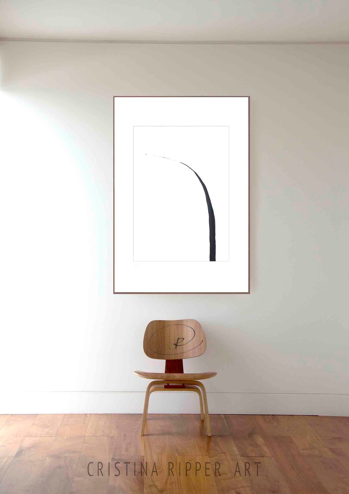 Original Minimalist Ink Abstract Art Line Abstract Art Ink | Etsy