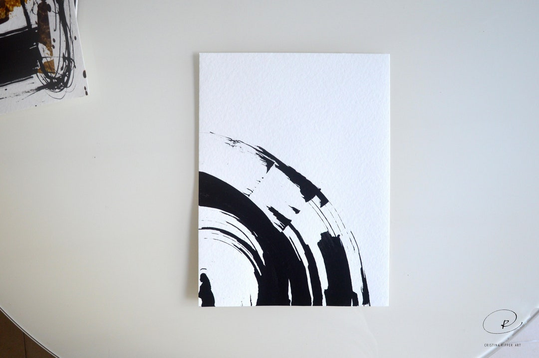 Original Abstract Painting, Abstract Art, Comart, Ink Drawing, Modern ...