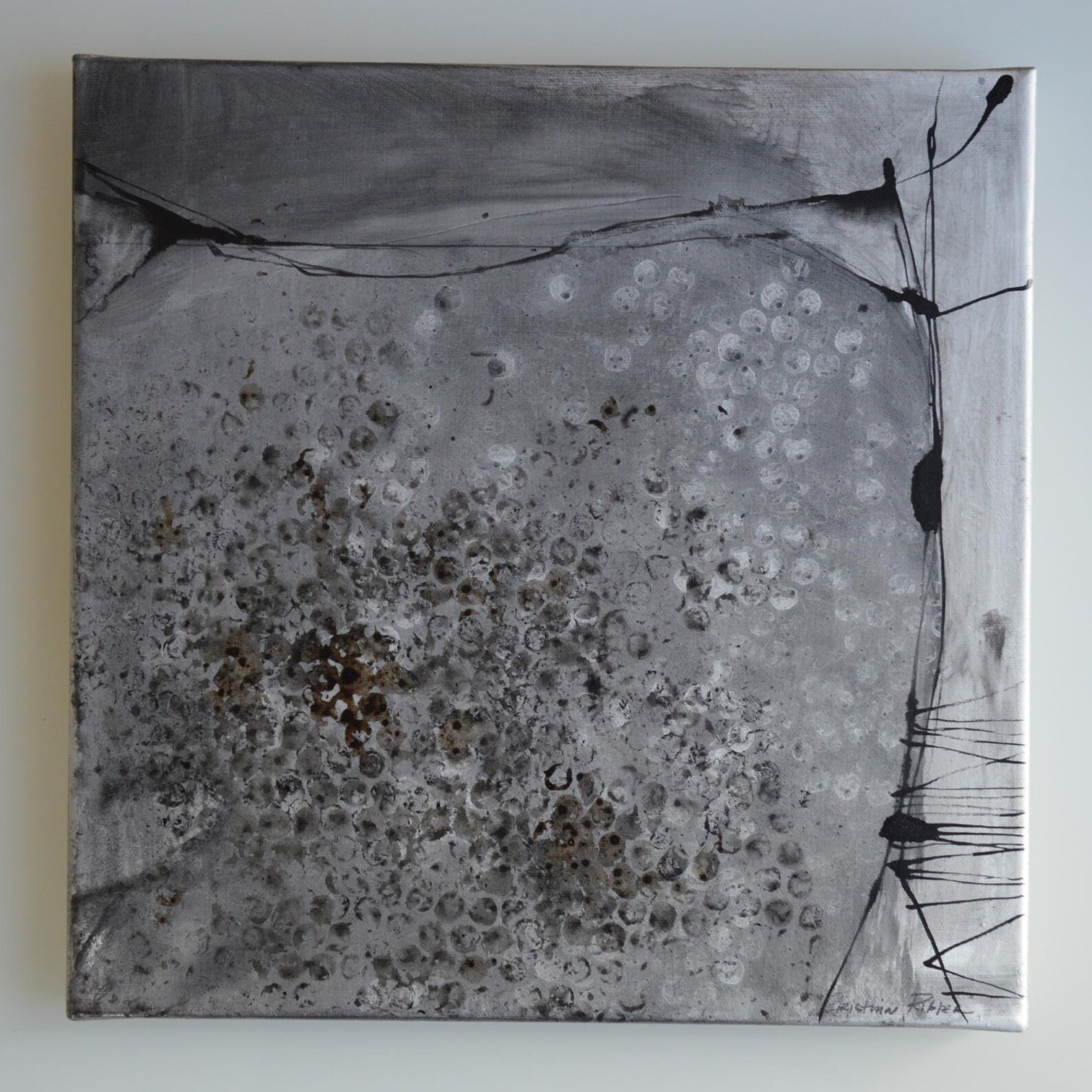 Abstract Square Painting, Abstract Canvas, Original Abstract Painting ...