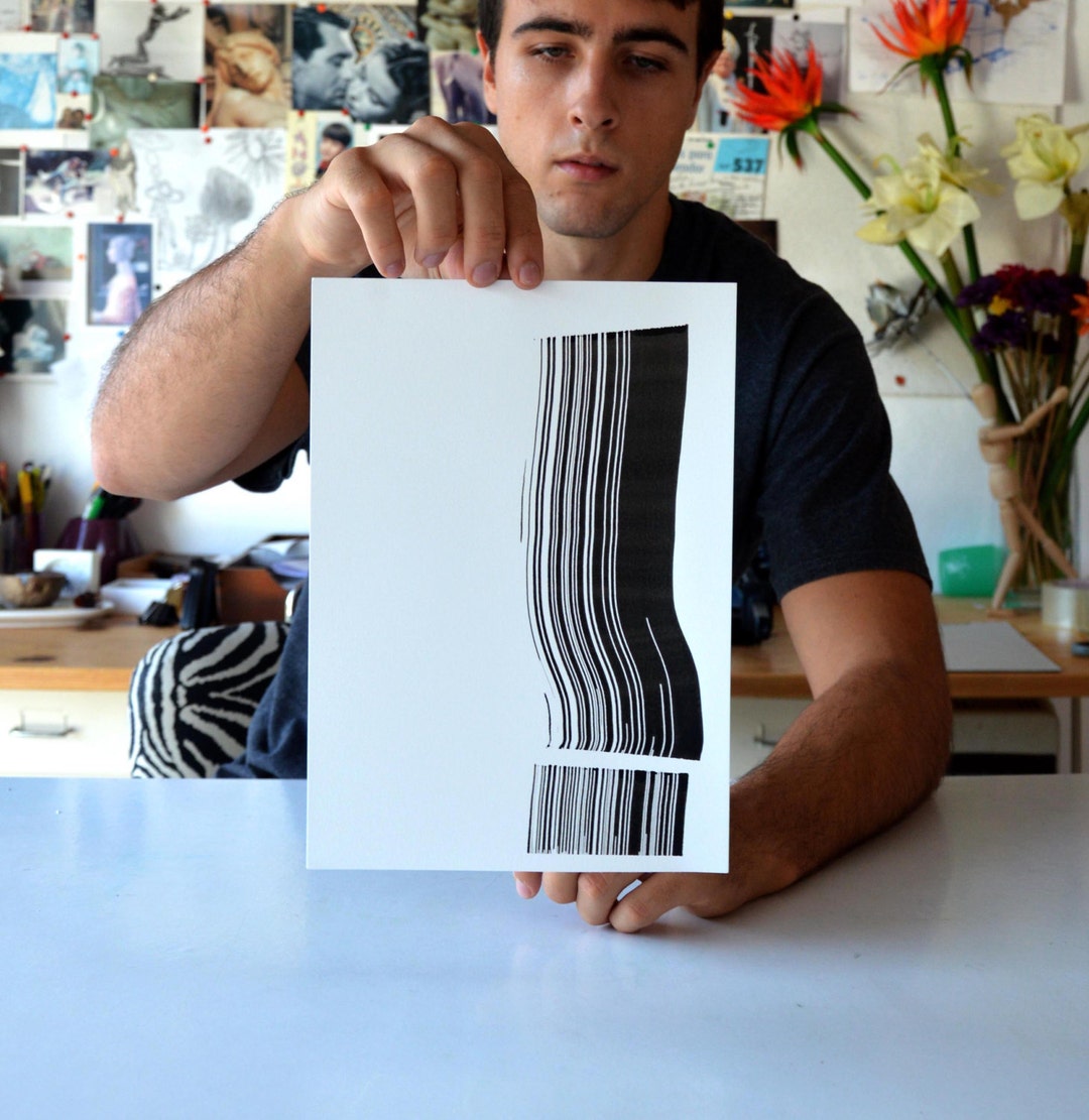 Original Abstract Art, Ink Drawing, Minimal Abstract Art, Art, Abstract ...