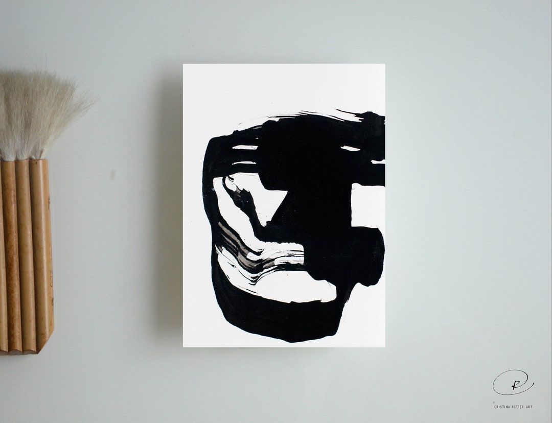 Small Abstract Art, Ink Drawing, Minimal Drawing, Small Abstract ...