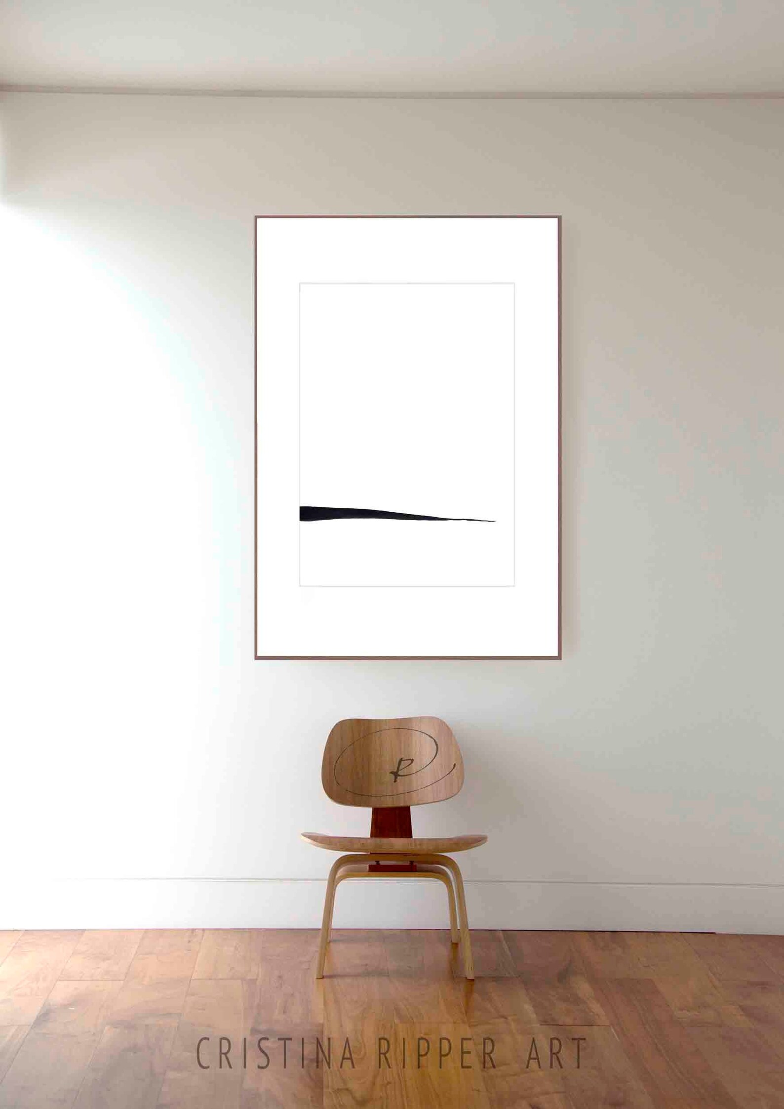 Original Minimalist Ink Abstract Art Line Abstract Art Ink | Etsy