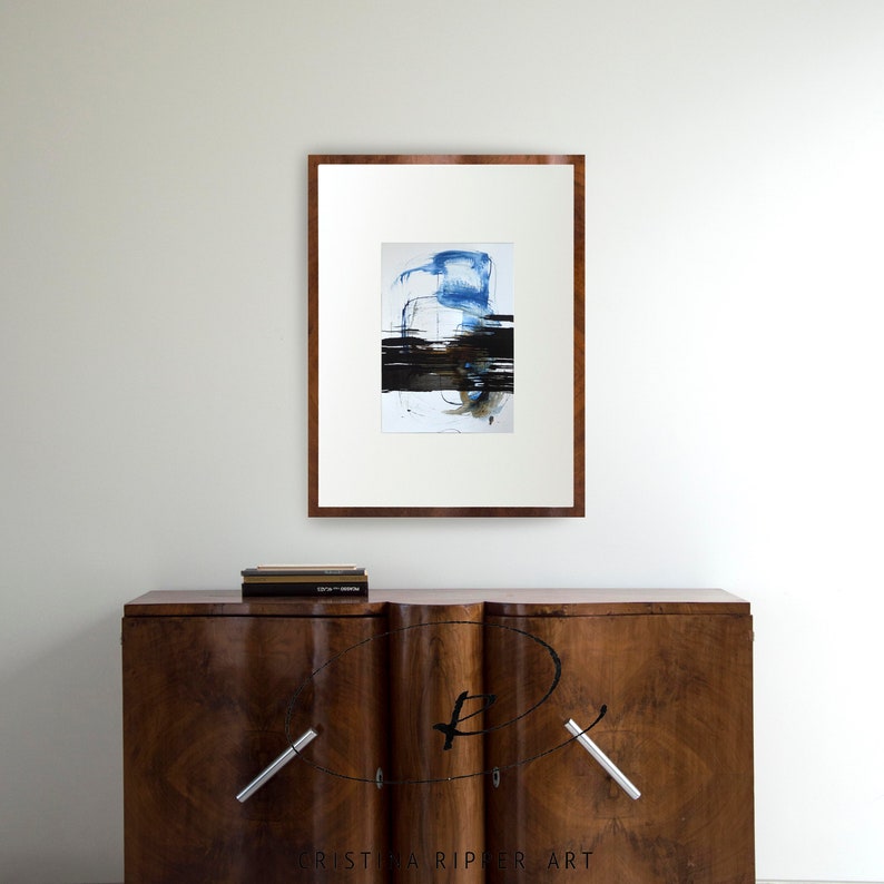 Original Abstract Painting Abstract Art Comart Ink Drawing | Etsy