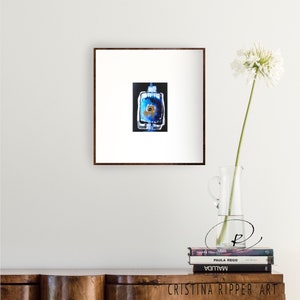 Original Small Abstract Art, Ink Drawing, Ink Painting, Tiny Painting ...