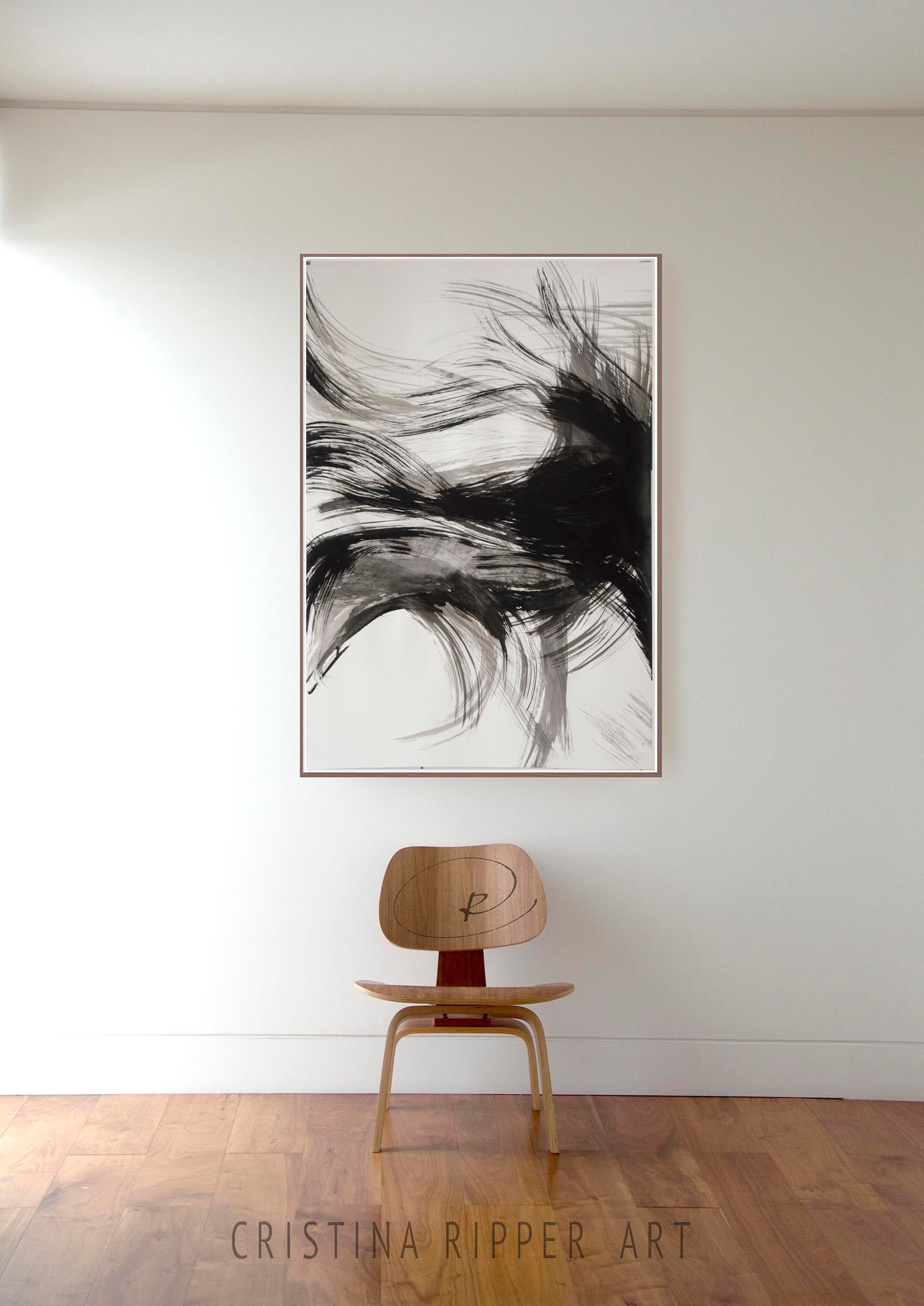 Original Abstract Art Ink Drawing Black and White Abstract - Etsy