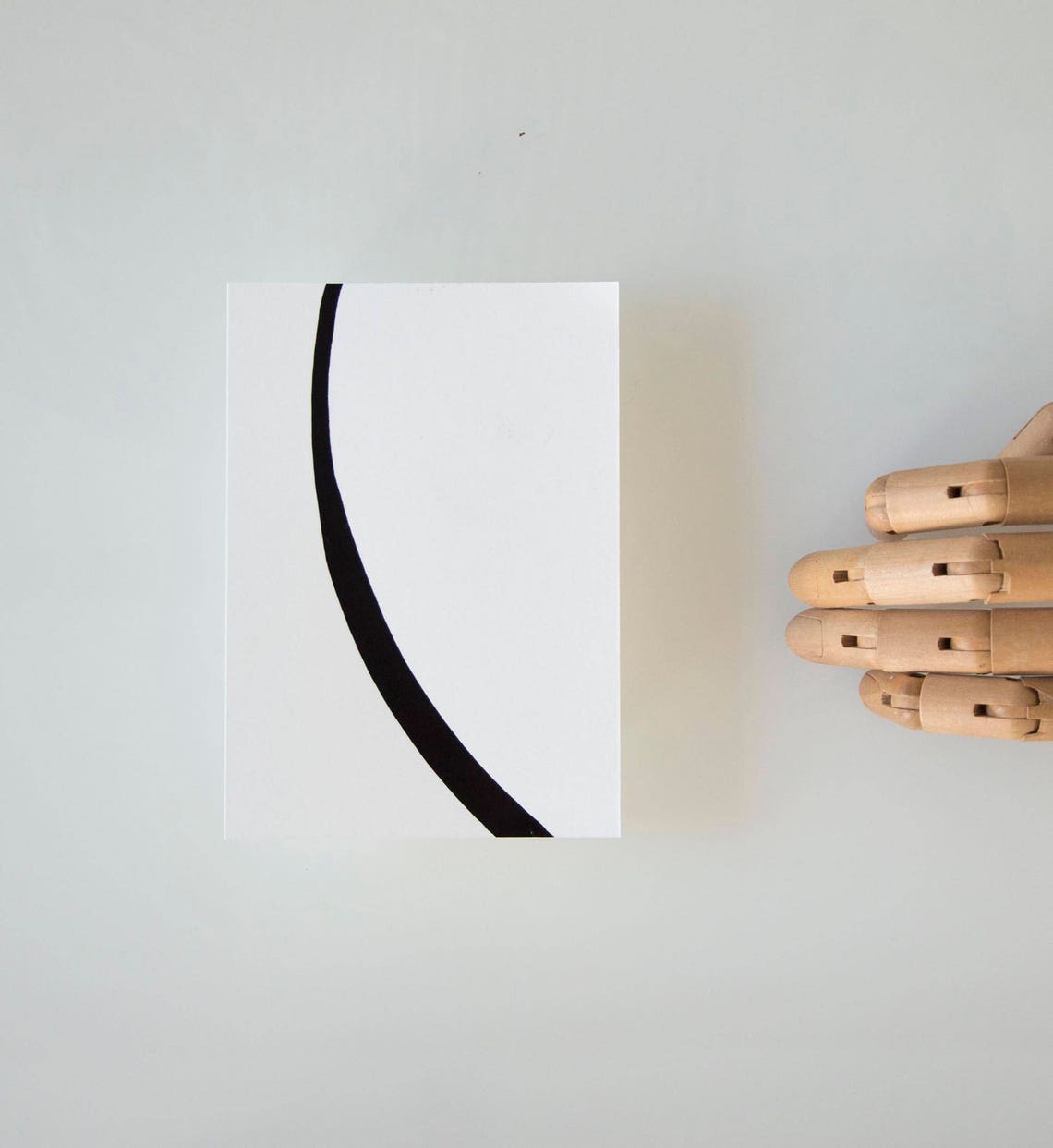 Small Abstract Art Ink Drawing Minimal Drawing Small - Etsy