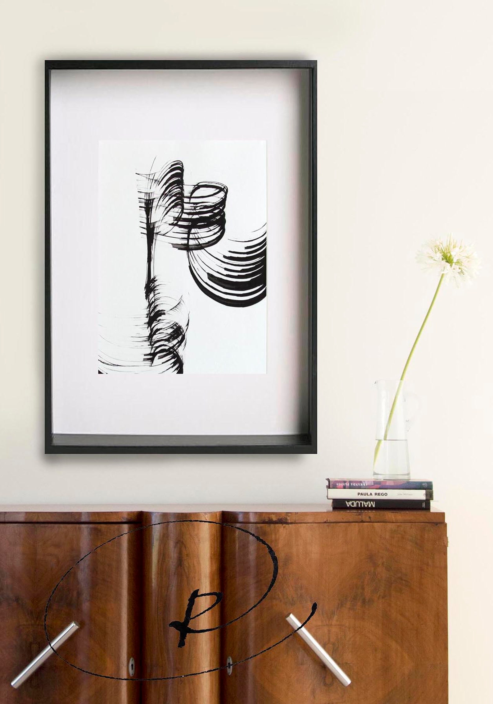 Original Abstract Art Ink Drawing Drawings Modern Art Ink - Etsy