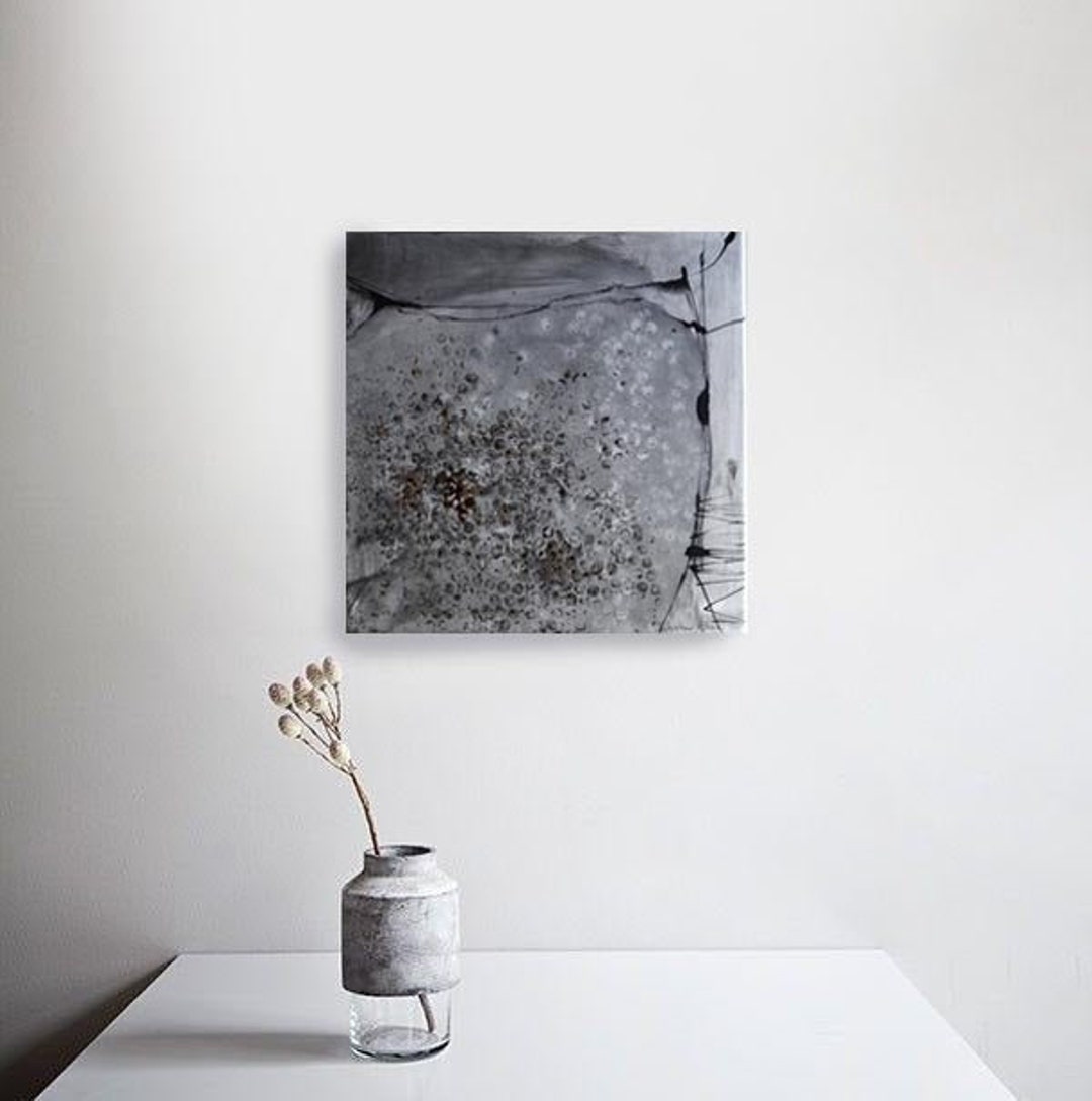 Abstract Square Painting, Abstract Canvas, Original Abstract Painting ...