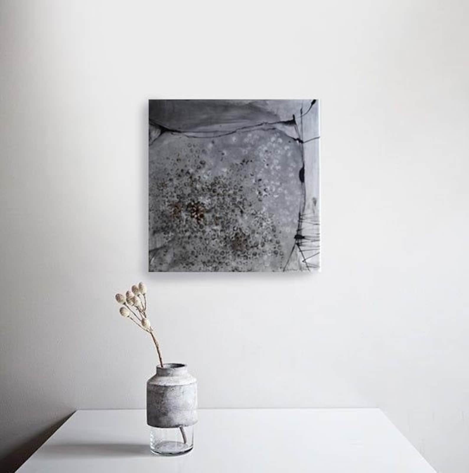 Abstract Square Painting Abstract Canvas Original Abstract - Etsy