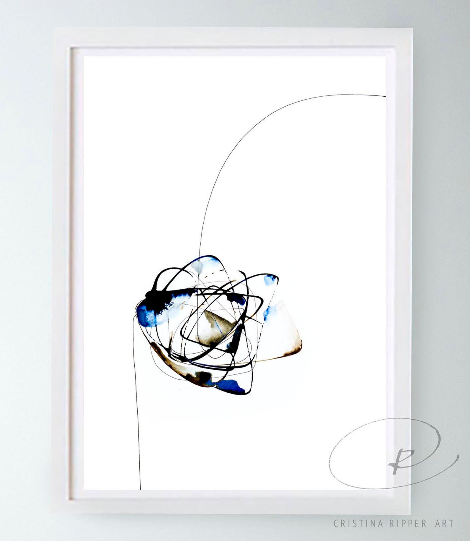 Star Abstract Art Print Astronomy Constellation Abstract | Etsy
