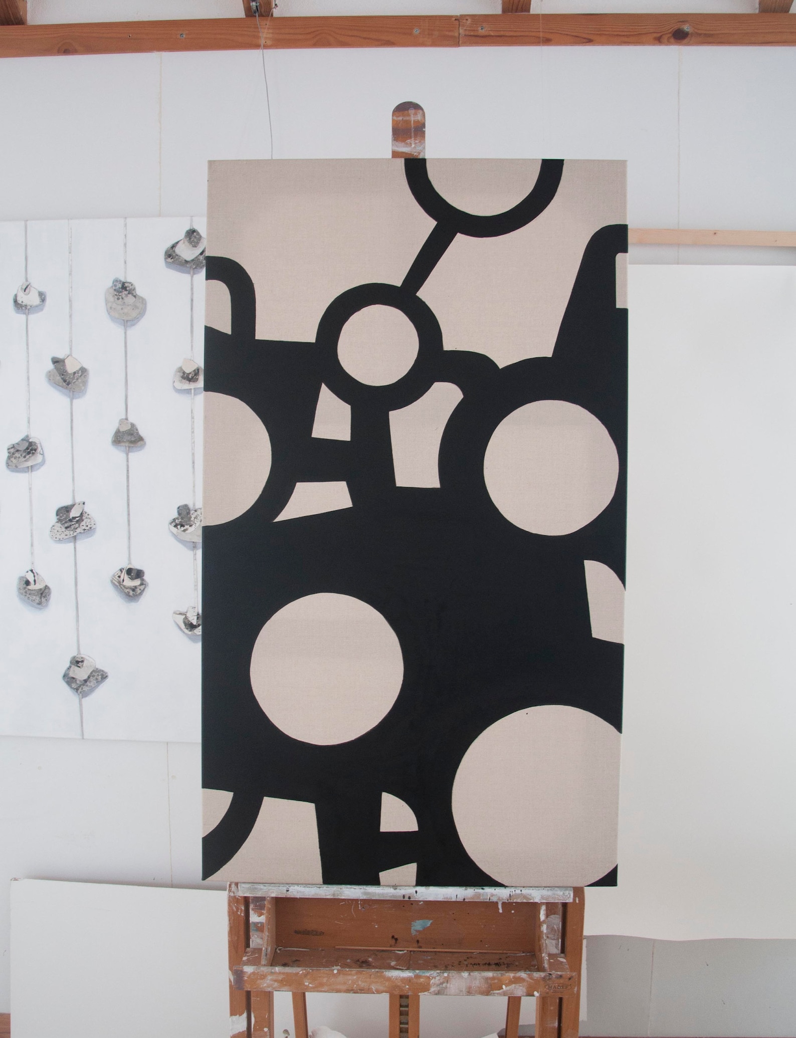 Original Stone Canvas Painting Abstract Ink Canvas Painting | Etsy