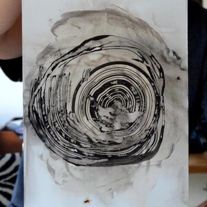 Original Abstract Art, Ink Drawing, Drawings, Modern Art, Ink Art, Ink ...