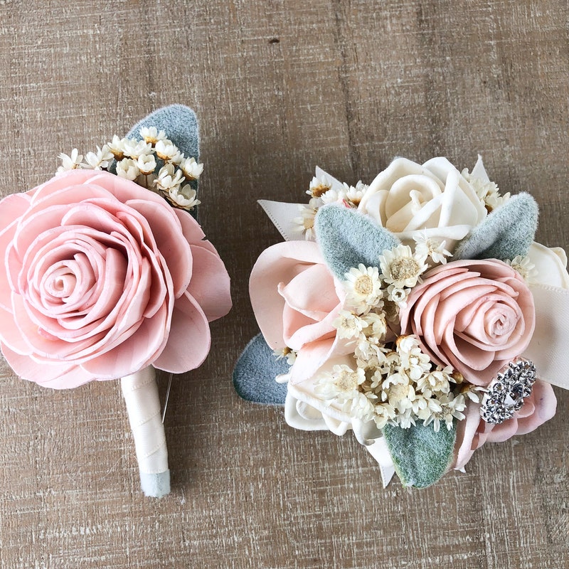 Prom Corsage Wood Flowers - Etsy