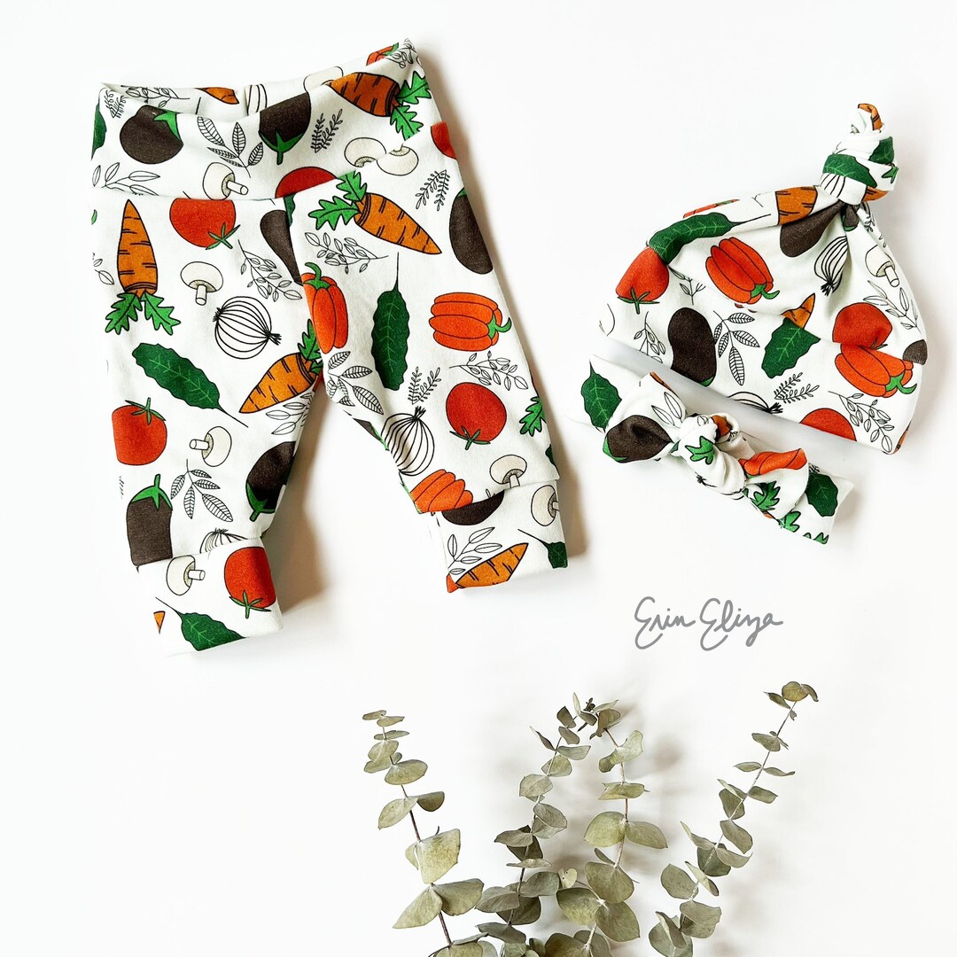Vegetable Pants, Vegan Baby Pants, Veggie Baby Pants, Farmers Market ...