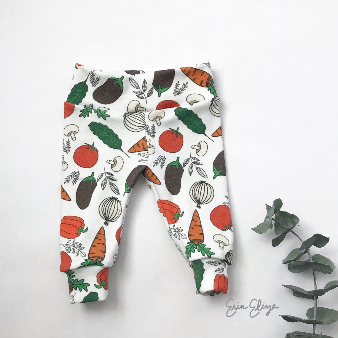 Vegetable pants Vegan baby pants Veggie baby pants Farmers | Etsy