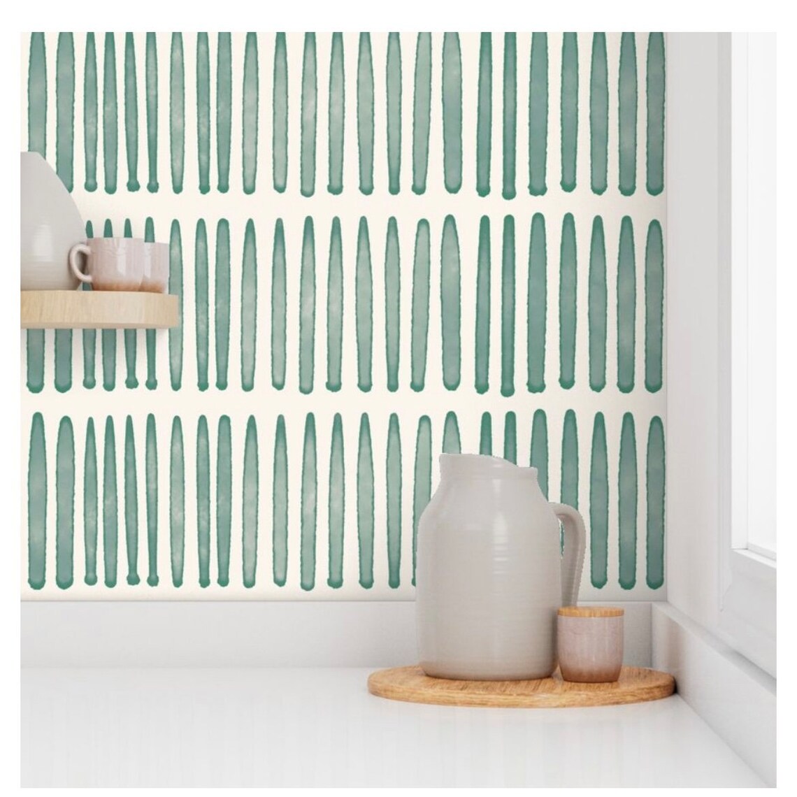 Modern Lines Wallpaper Simple and Modern Wallpaper Line - Etsy