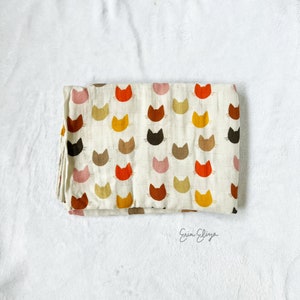 Cat Swaddle Blanket, Cat Baby, Cat Lovers Baby Gift, Gender Neutral ...