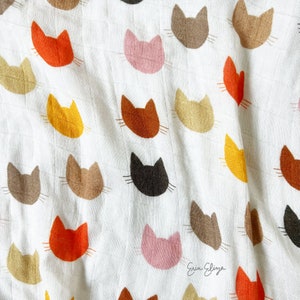 Cat Swaddle Blanket, Cat Baby, Cat Lovers Baby Gift, Gender Neutral ...
