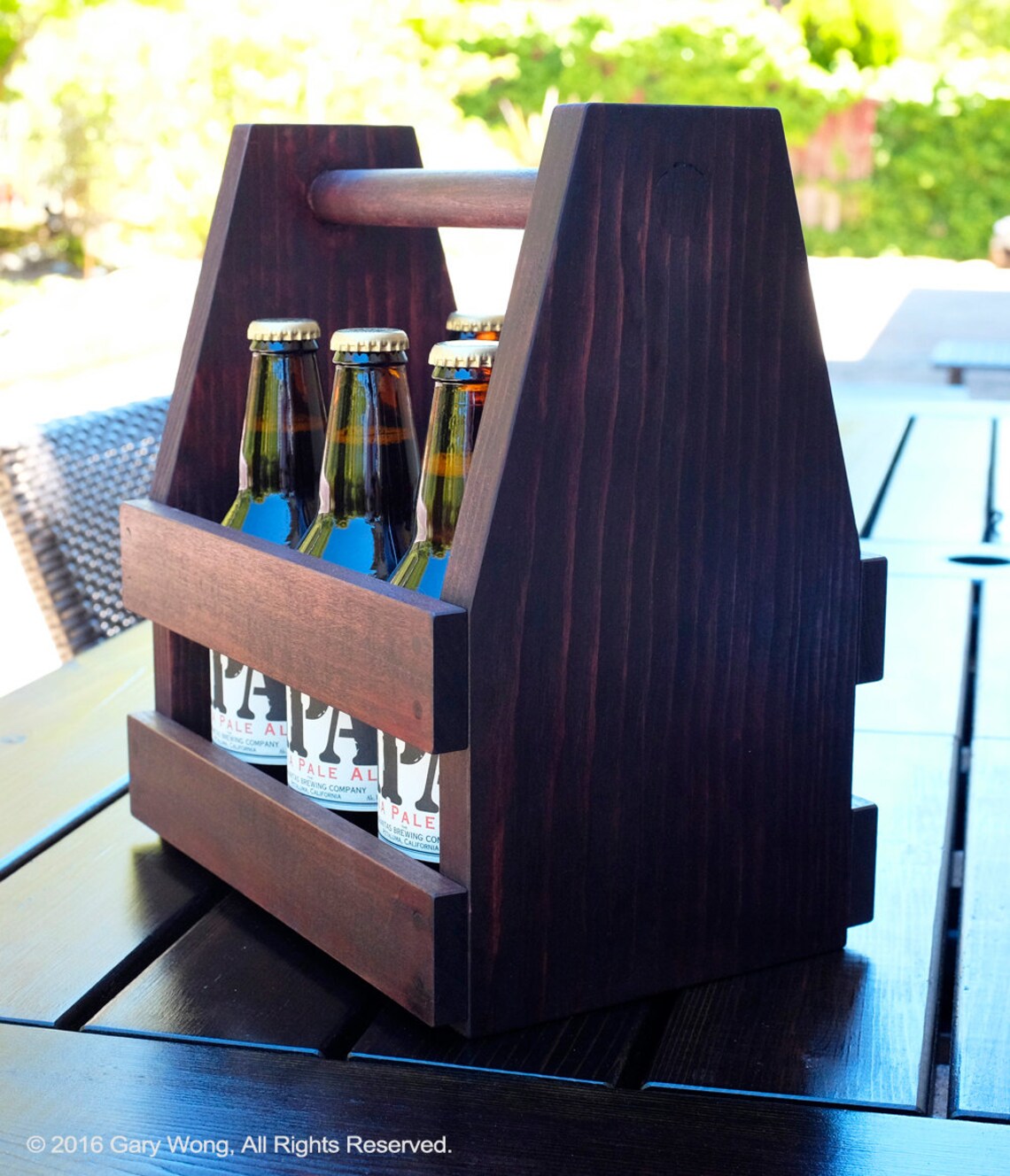 Wooden Beer Caddy Personalized Wooden Beer Tote Beer - Etsy