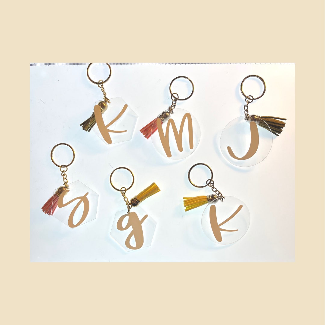 Personalized Key Chain - Teacher Lanyard Keychain - Tassle Keychain ...