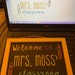 Personalized Teacher Chalkboard Sign - Classroom Sign - Wood Chalkboard ...
