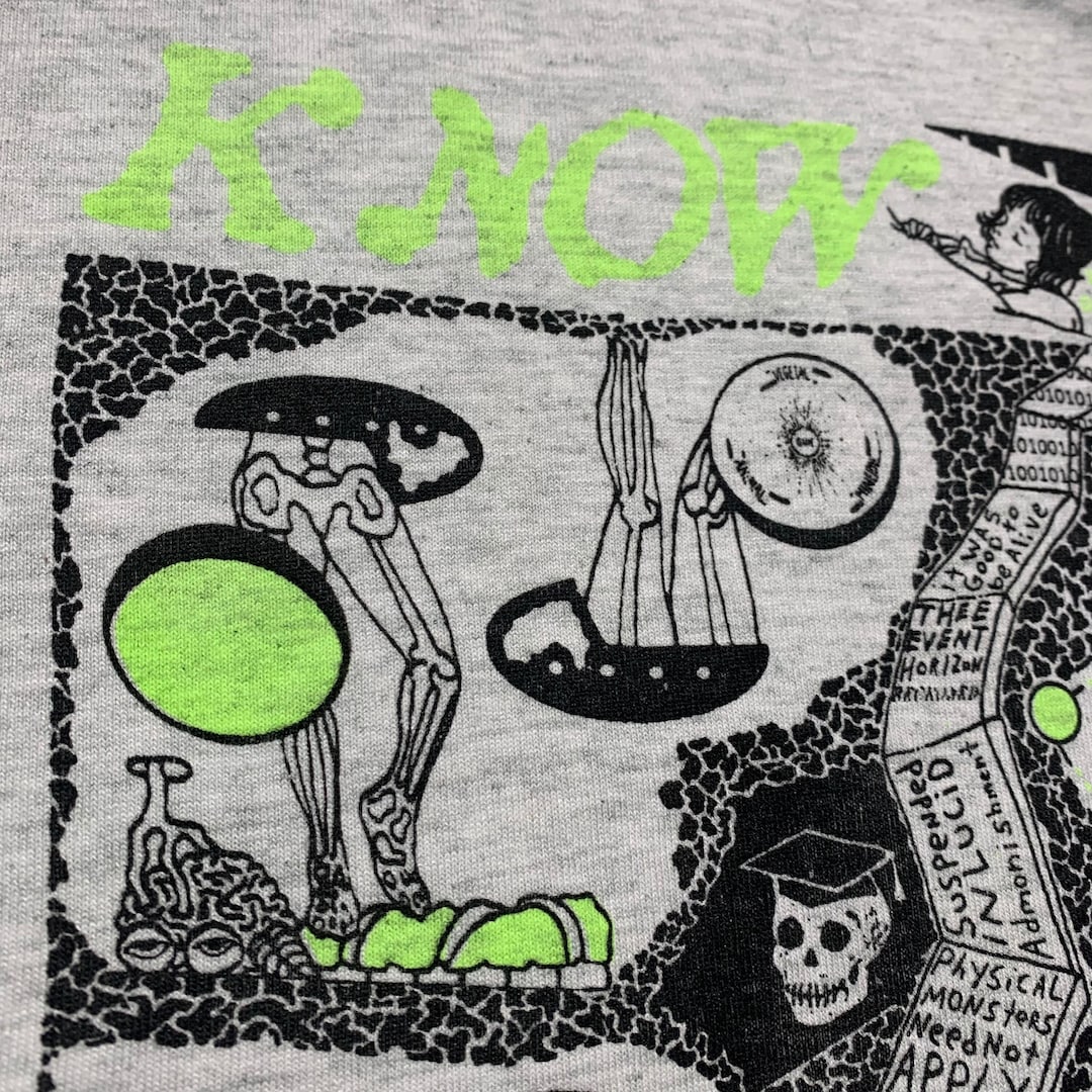 Hand Printed Vintage 80's Cool Doom Know / No Fear - Etsy