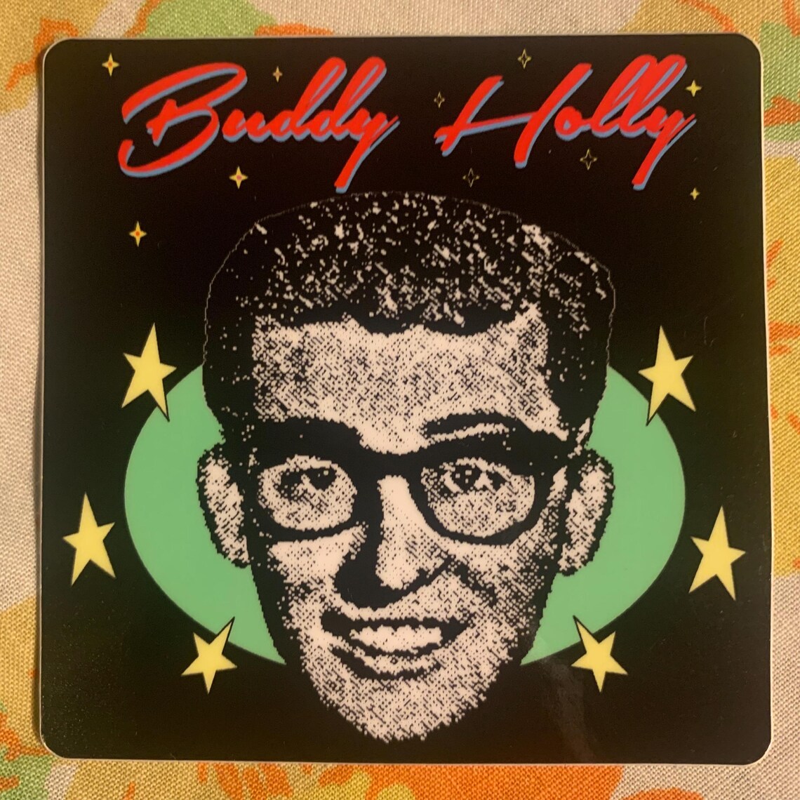 Buddy Holly Sticker - Dishwasher Safe! - Etsy