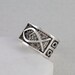 Jesus Fish Silver Wide Band Ring , 925 Sterling Silver Christian Jesus ...
