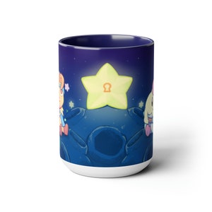 Mario RPG Geno and Mallow Smrpg Inspired, Star Road Accent Coffee Mug ...