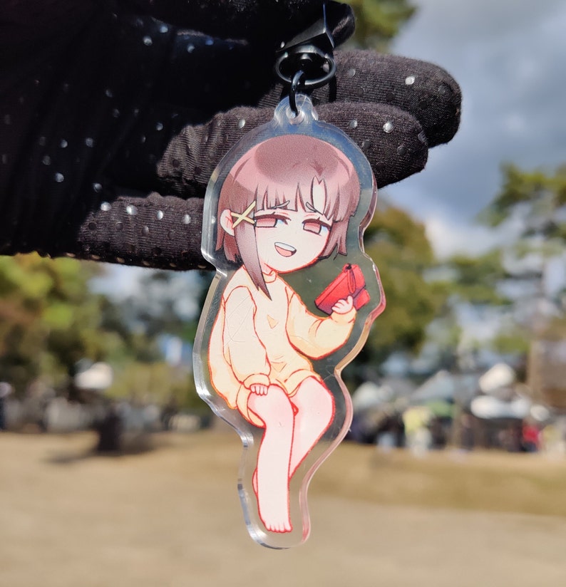 Lain Iwakura Wired Version Acrylic Keychain 2.5 in // Serial ... Lain Iwakura Wired Version Acrylic Keychain 2.5 in // Serial ...