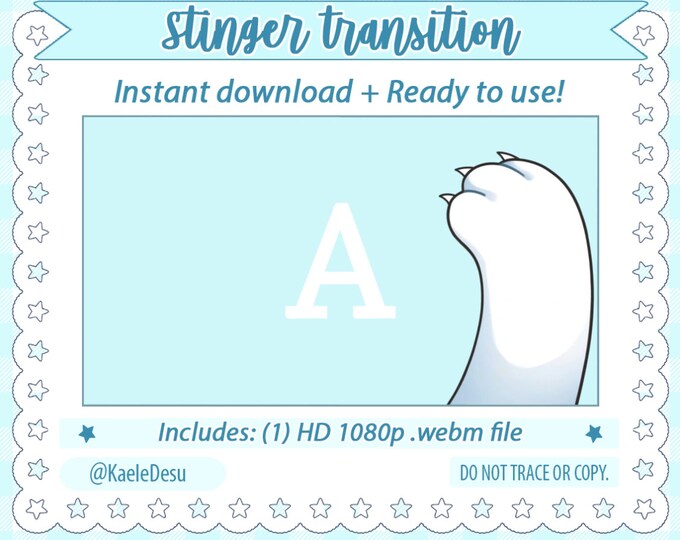 Animated Cute Strawberry Twitch Transition Scene, Animate Stinger ...