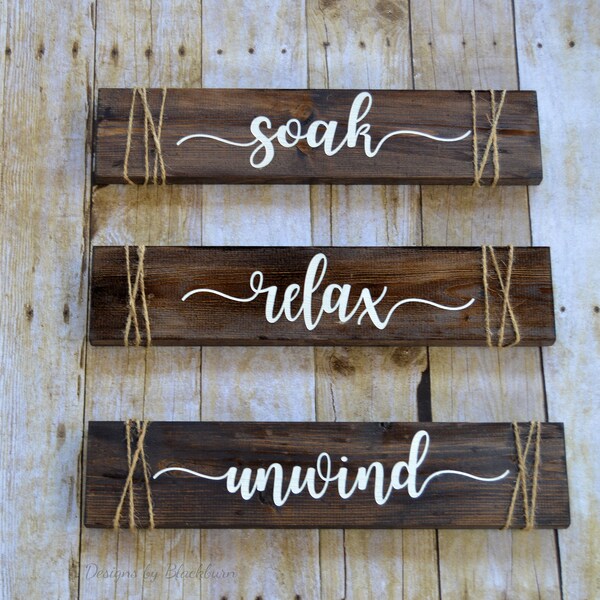 Relax Soak Unwind - Etsy