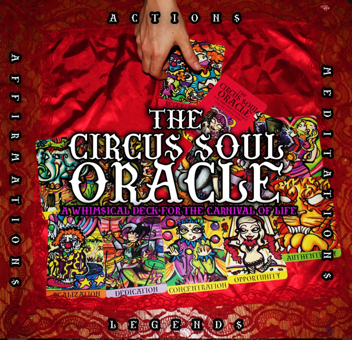 The Circus Soul Oracle with custom hand-painted pouch and | Etsy