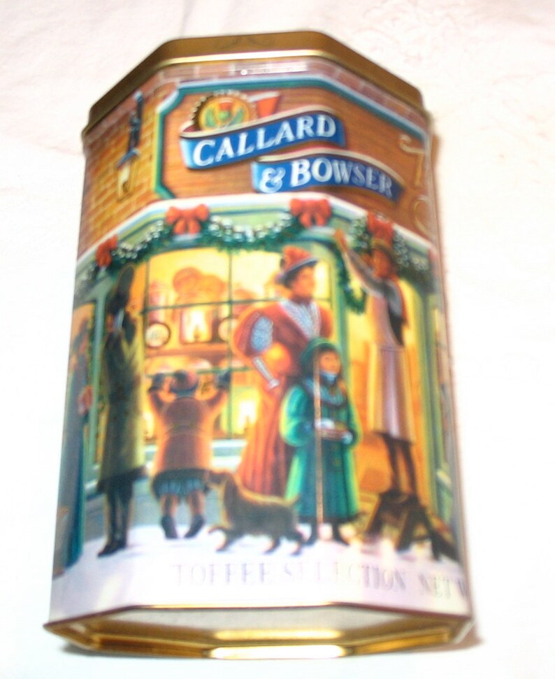 Callard And Bowser Toffee Shop Tin Collectible Vintage Tins Etsy