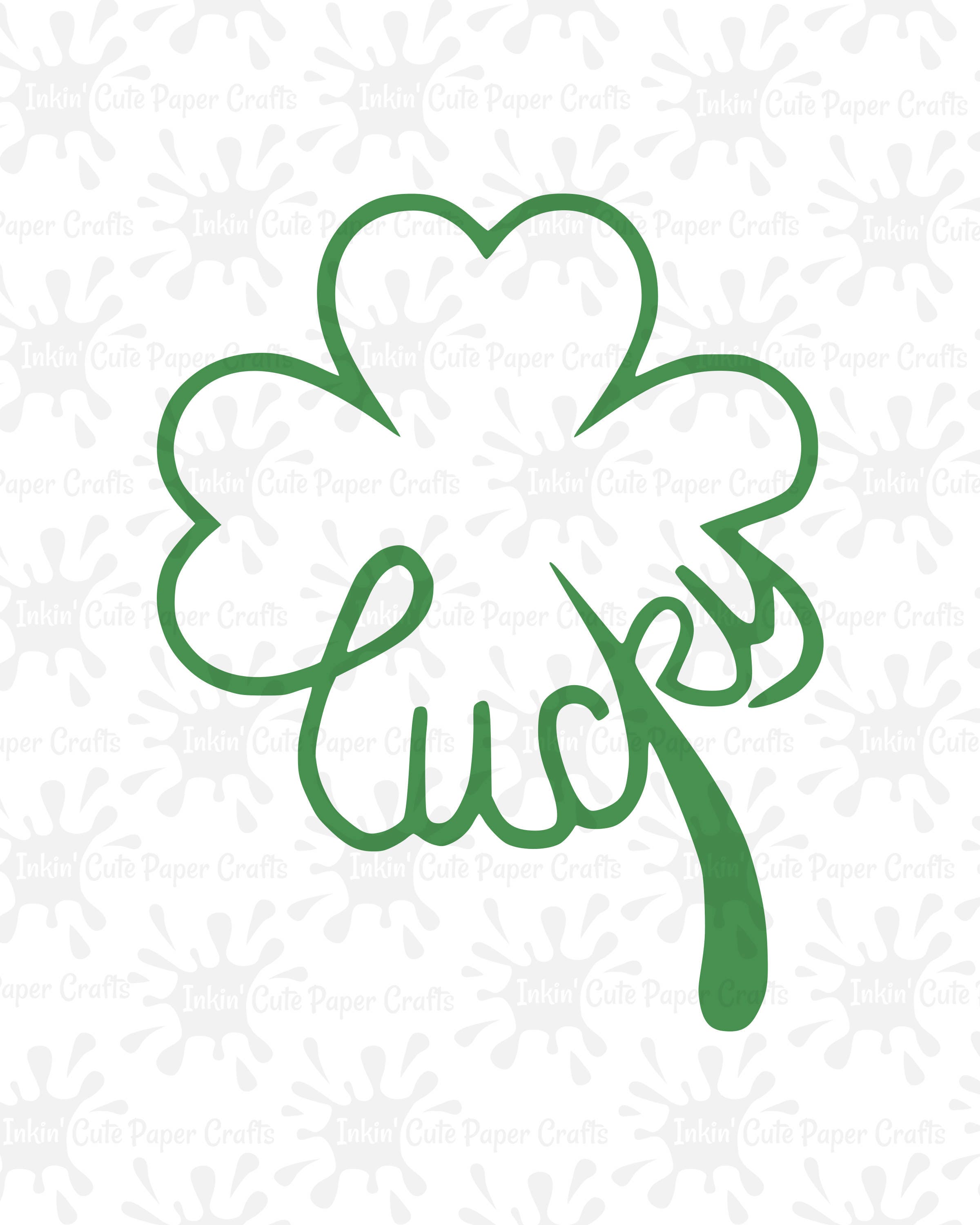 4 Blatt Klee SVG, 4 Blatt Klee Clipart, St. Patricks Day SVG, St ...