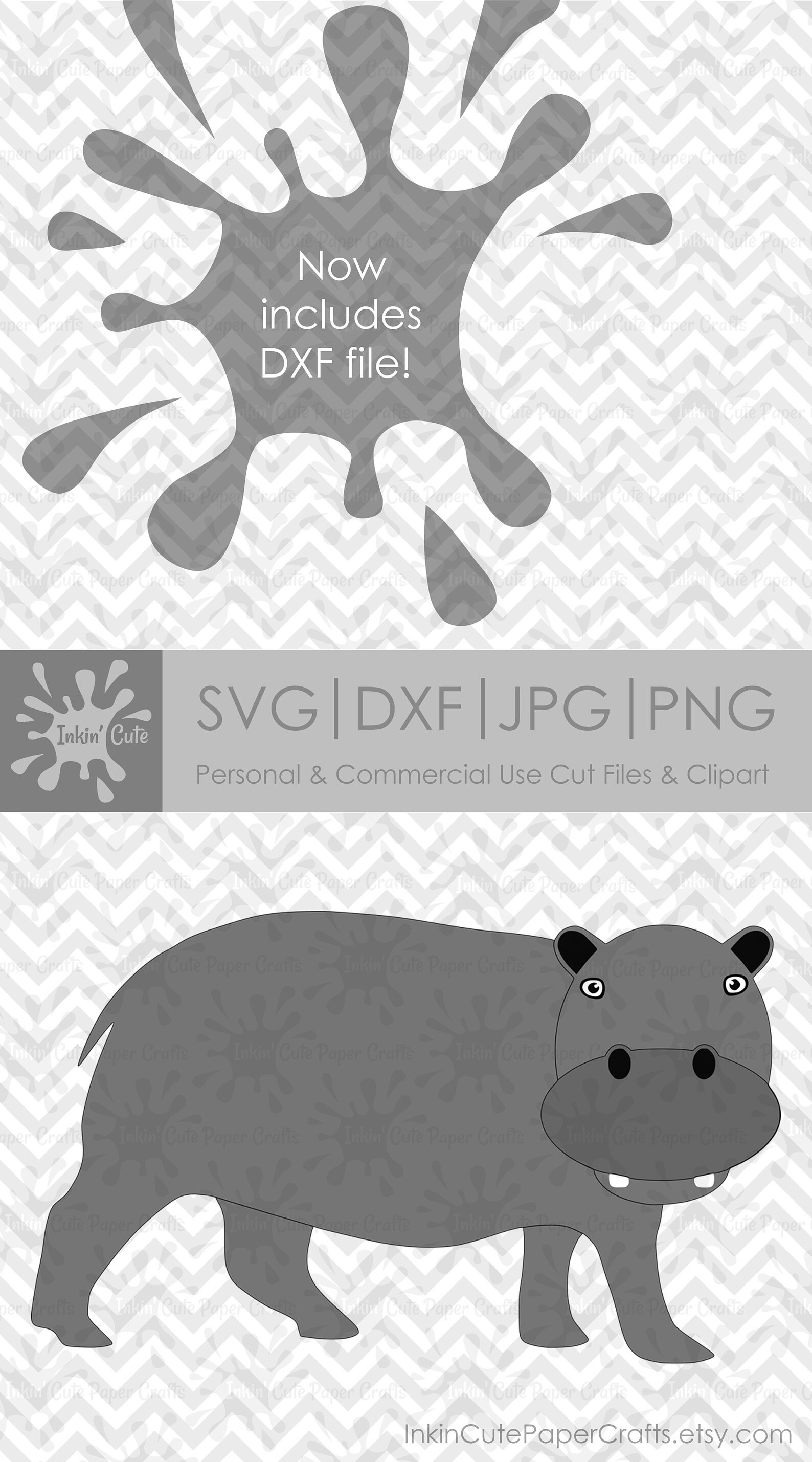 Hippo SVG, Hippo Clipart, Safari Animal SVG, SVG Safari Animal, Safari ...