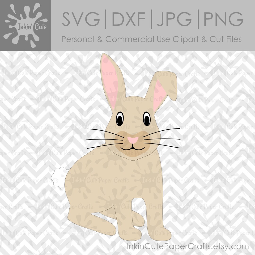 Rabbit SVG File, Bunny SVG, Bunny Rabbit SVG, Easter Svg, Easter Bunny ...