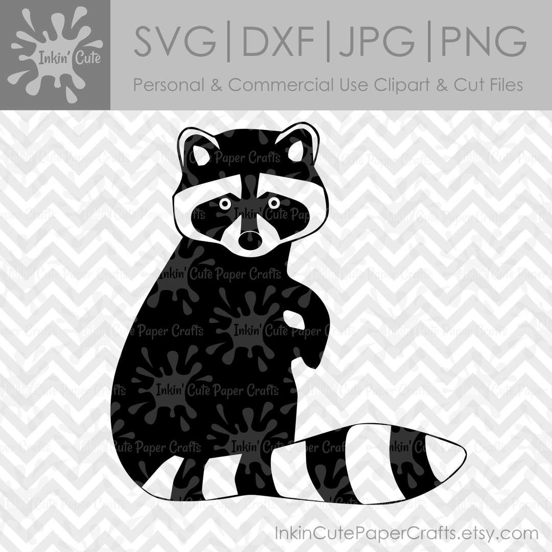 Raccoon SVG, Raccoon Clipart, Raccoon SVG Files, Raccoon Silhouette ...